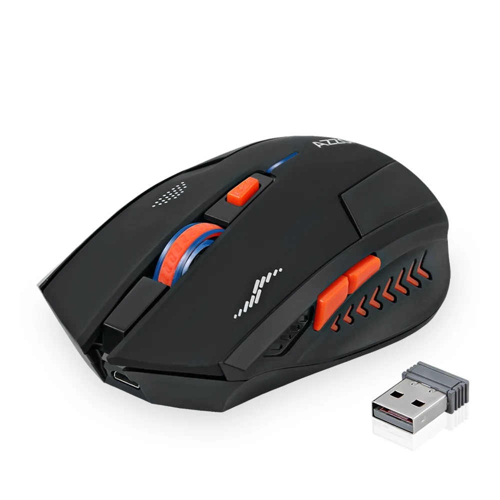 2.4G Charging gaming mouse 2400DPI wireless mouse Charging cable game ...