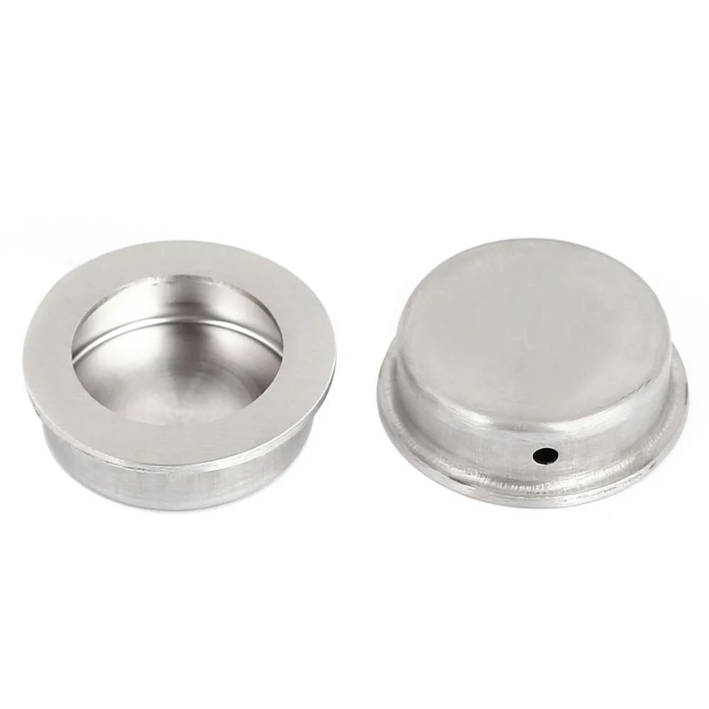 2 Pcs High Quality Sliding Door Drawer Stainless Steel 40mm Diameter ...