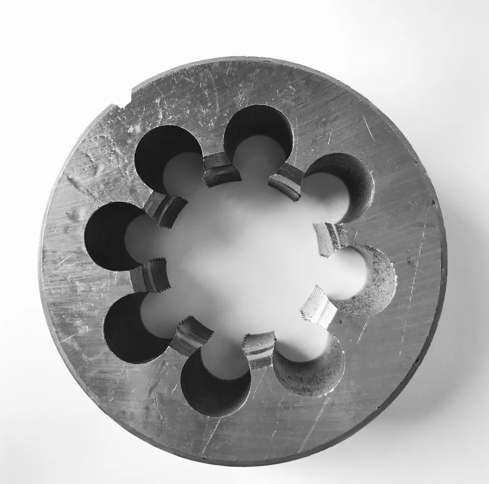 Free shipping of 1PC NPS 2 11.5 manual straight pipe threading Die ...