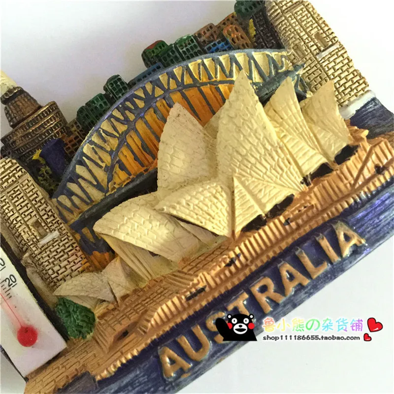 Resin 3D Fridge Magnets Australia Sydney Opera House Refrigerator ...