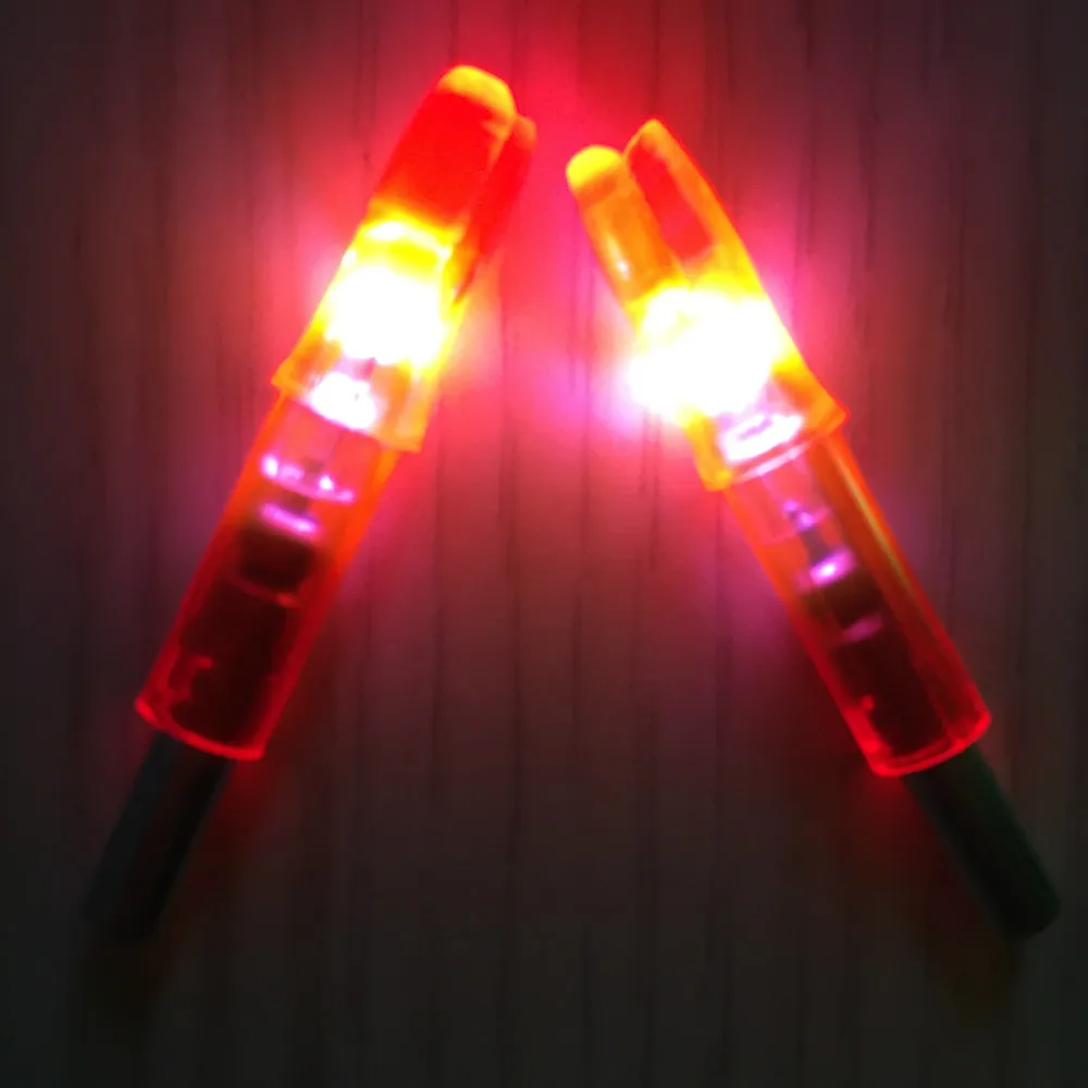 free shiping archery lighted arrow nock red blue green tricolor LED ...