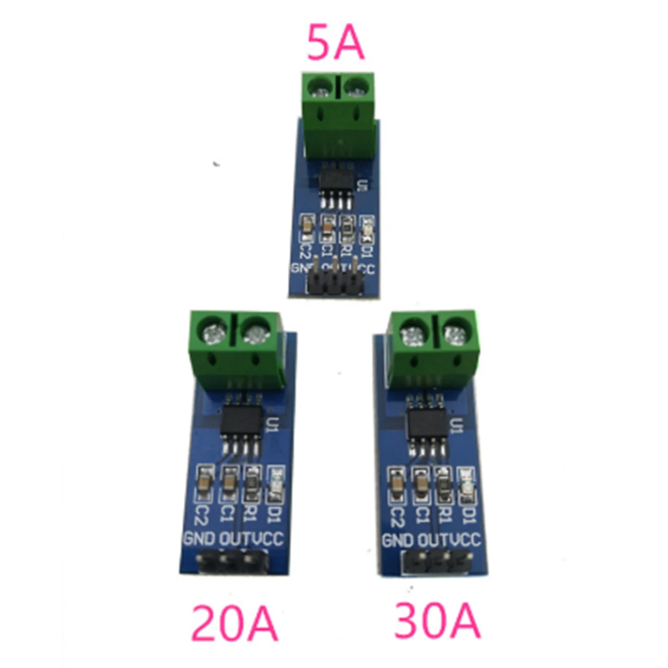 10PCS Hall Current Sensor Module ACS712 5A 20A 30A Hall Current Sensor ...