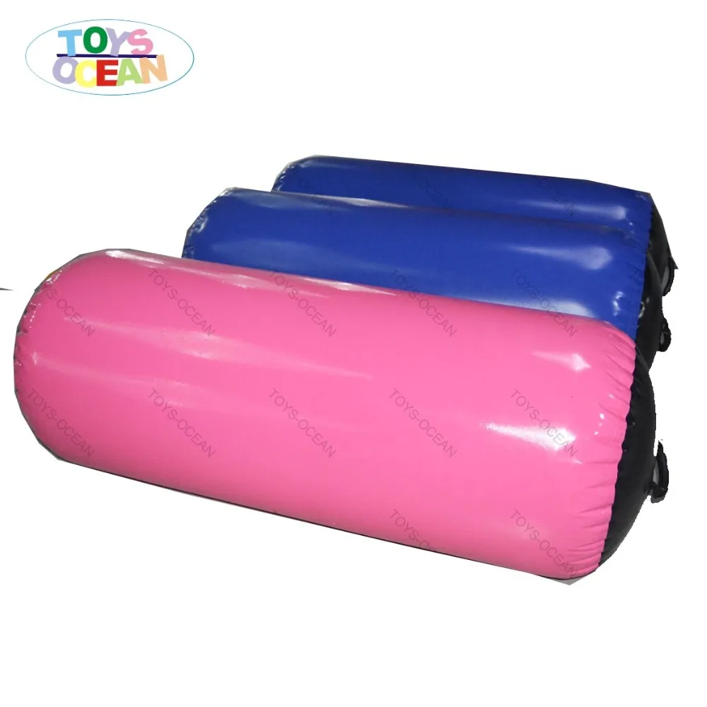 Air Log roll pushing the air log for gymnastics training inflatable gym ...