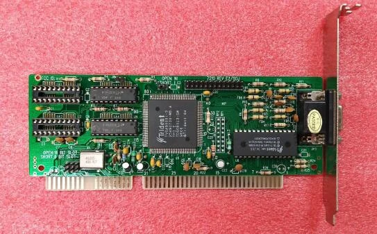 Tvga8900d-r Tvga8900d Very Nice Isa Graphics Card For Trident Tvga9000i ...