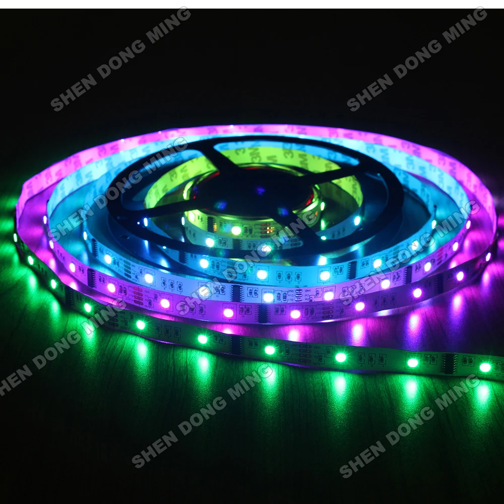 LPD6803 RGB led strip changeable dream color Led Pixel Strip 5m RGB ...