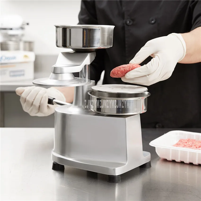 100mm/130mm Manual Hamburger Press Maker Burger Forming Machine Round ...
