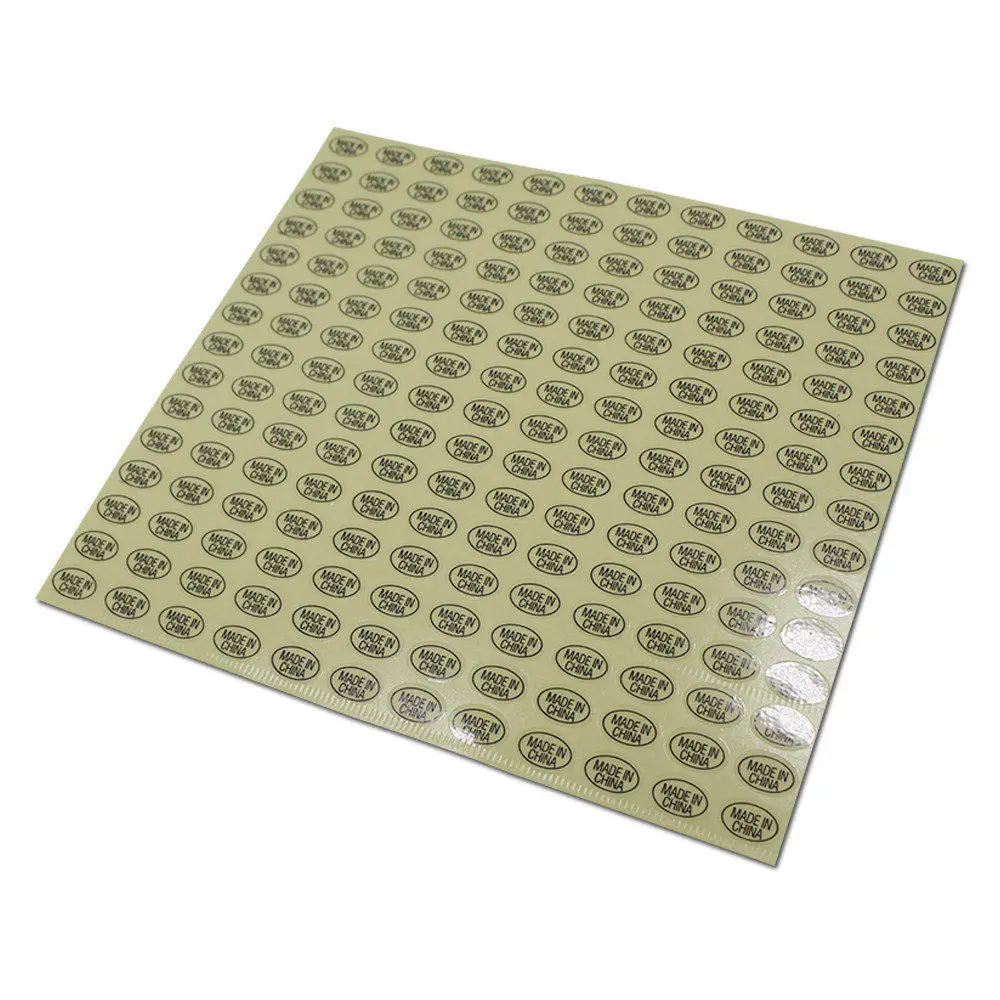 Retail 8100Pcs/Lot 0.9*1.3cm 0.35"x0.51" Transparent Oval Sticker Made ...