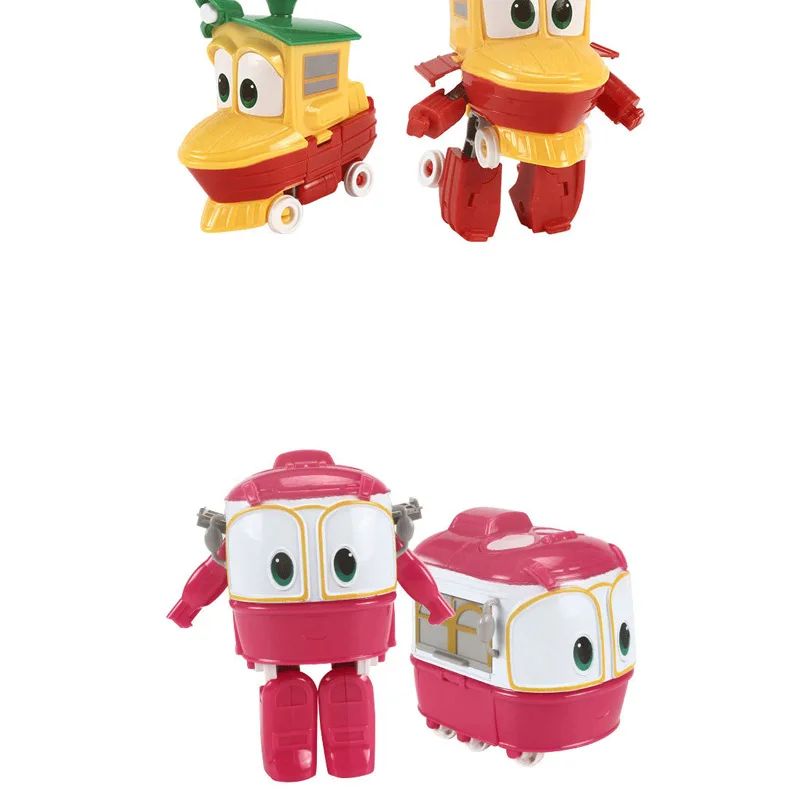 NEW 6 Types 13.5cm Robot Trains Transformation Kay Train Deformation ...