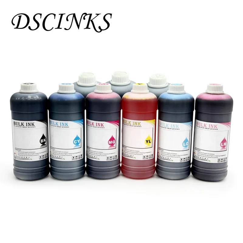 9 Color 500ml Dye Printing Ink For Epson P800 P600 4800 3800 3880 3885 ...