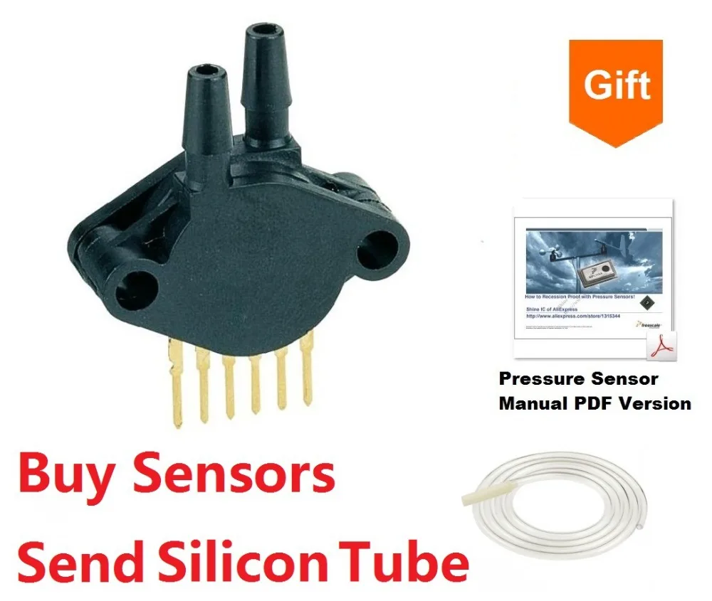 Freescale-MPX5050DP-Pressure-Sensor-5V-0-50kPa-Sensor-6-Port-integrate ...