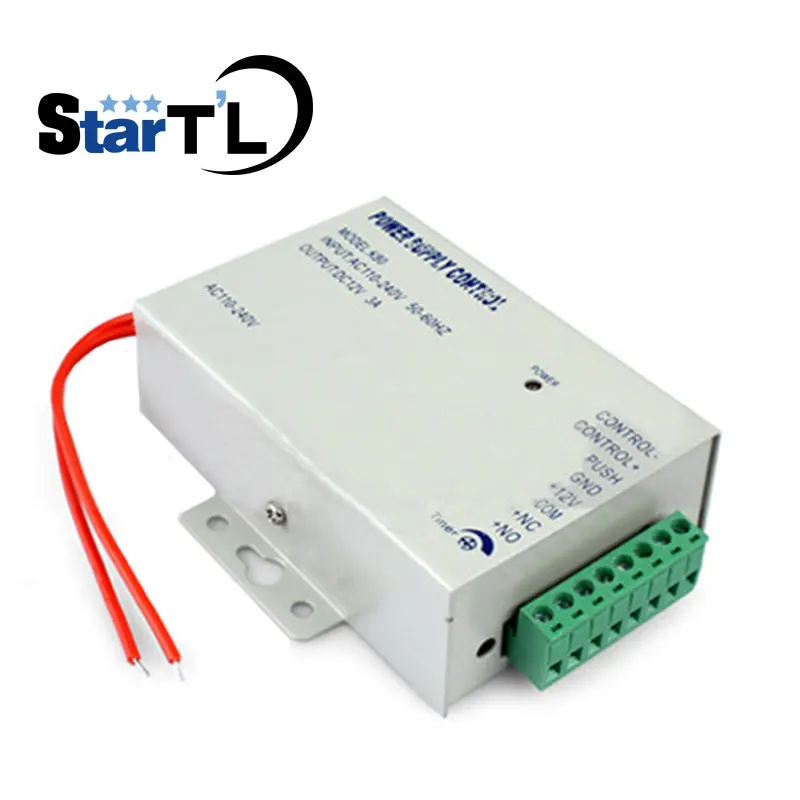 DC 12V3A Door Access Control system Switch Power Supply for Door Access ...