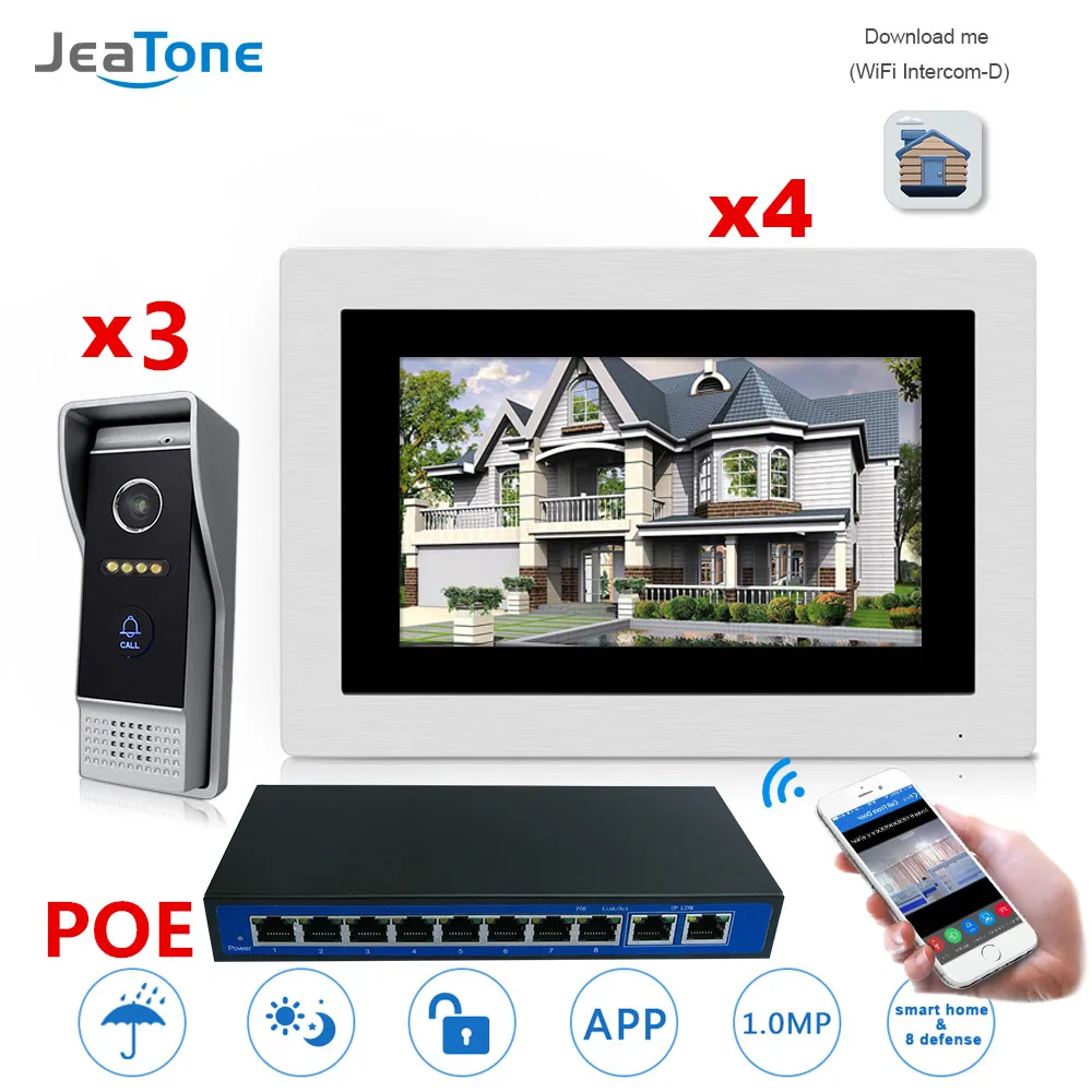 7'' WIFI IP Video Door Phone Intercom Wireless Door Bell Door Access ... 7'' WIFI IP Video Door Phone Intercom Wireless Door Bell Door Access ...