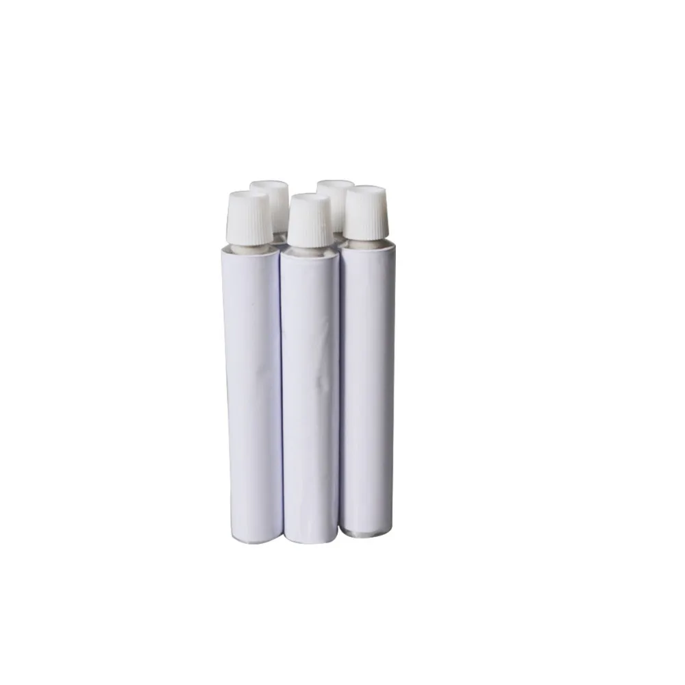 Wholesale 200Pcs Silver Aluminum Toothpaste Tube Refillable Bottle Soft ...