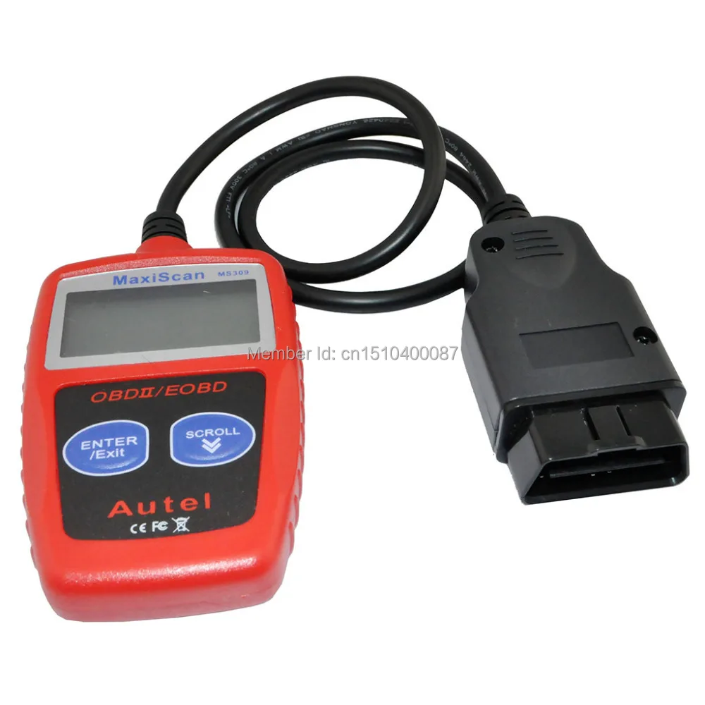 Autel MaxiScan MS309 ODB 2 II EODB Car CAN BUS Diagnostic Code Reader ...