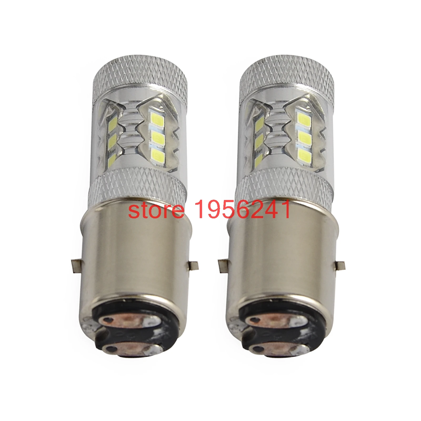 BA20D BA20 H6 LEDs Low Beam Headlight Lamp Bulbs For HUSABERG FE250/350 ...
