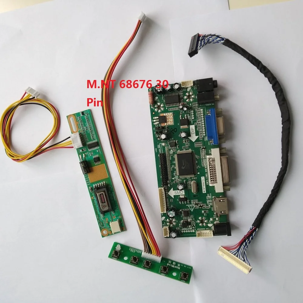 Для B154EW04 V.1 lcd DVI 15," 30pin LVDS 1280X800 монитор Комплект VGA ...