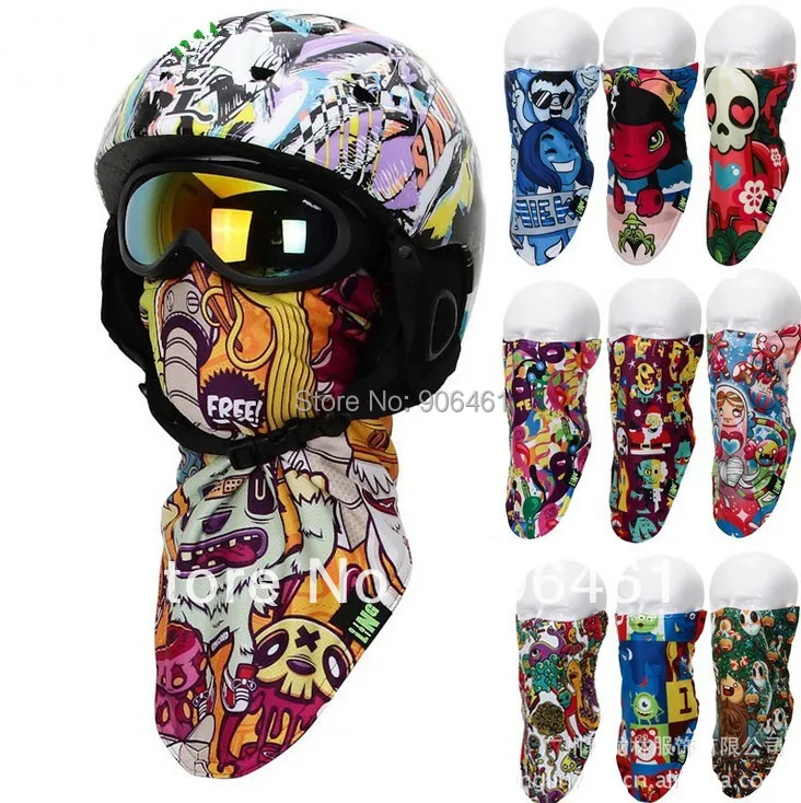 Fashion Thermal Fleece Half Face Mask Snowboard Snowmobile Snow Ski ...