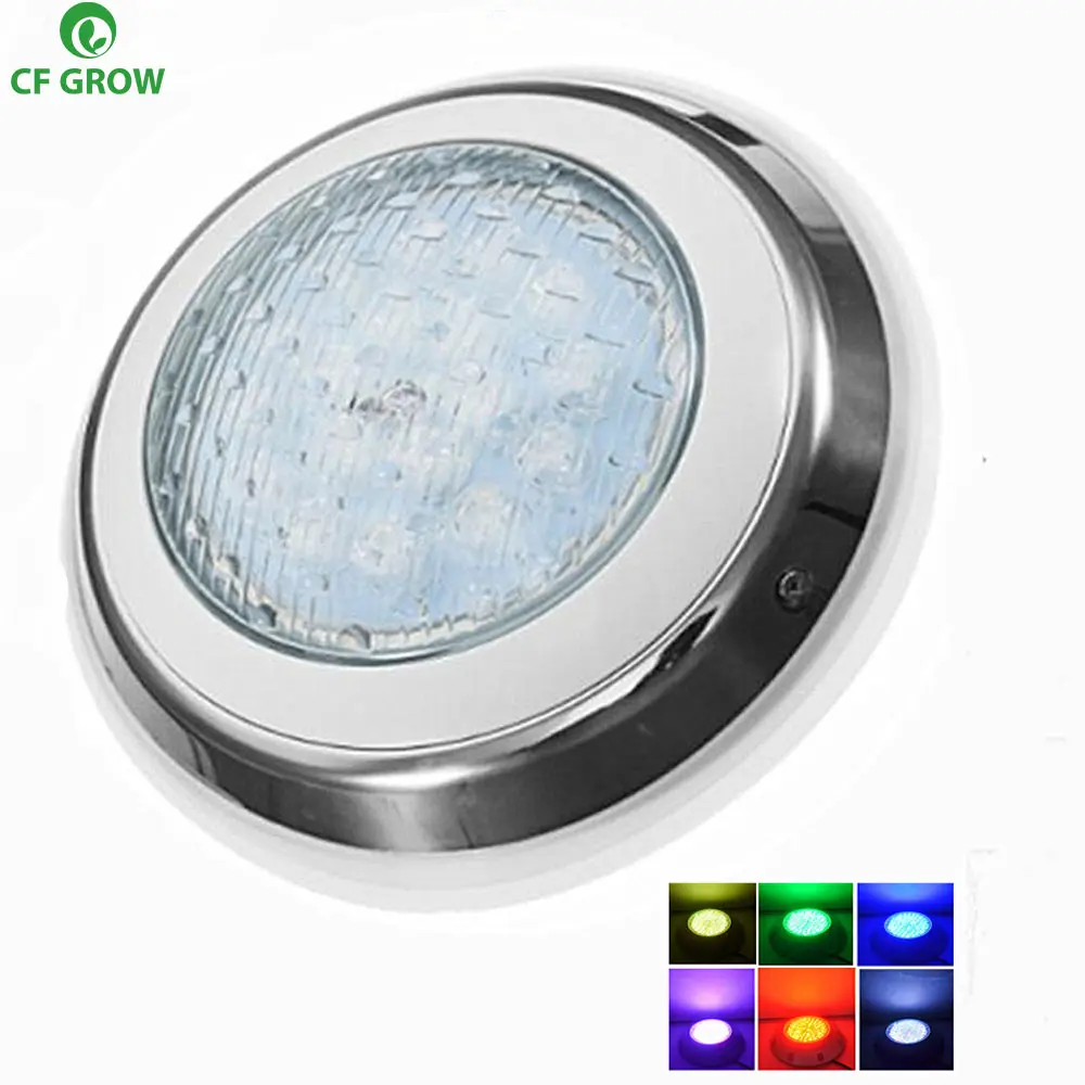Luz LED impermeable para Piscina, foco de 12W, 15W, 18W, 24W, 35W, IP68 ...