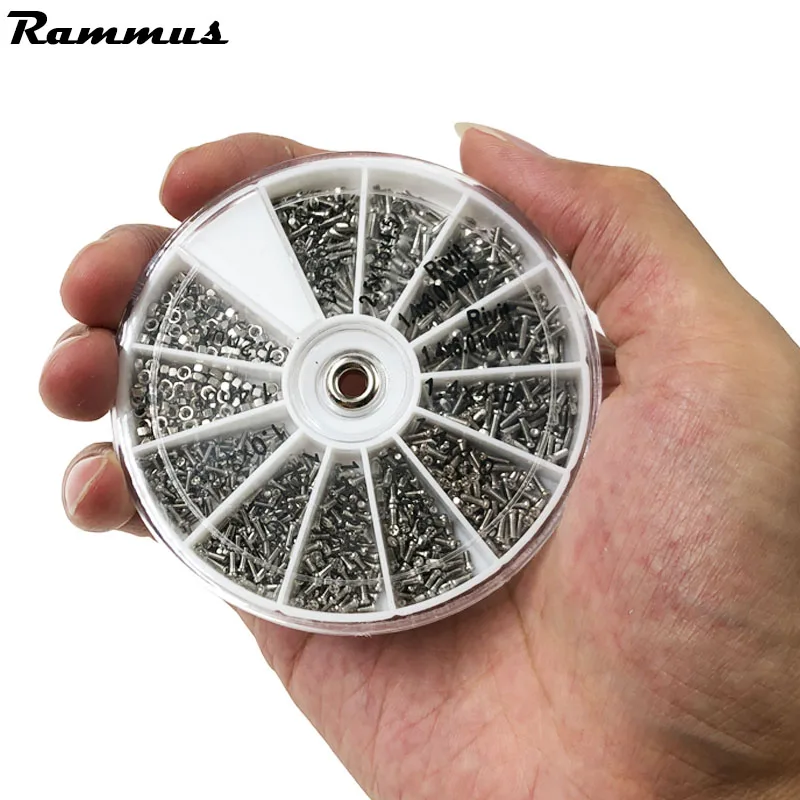 1000pcs Stainless Steel Micro Glasses Sunglass Screws Nuts Accessories Screwdriver Set Glasses