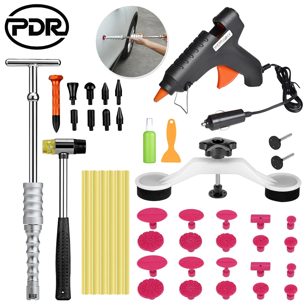 PDR tools Car dent removal kit Paintless dent repair tool kit slide ...