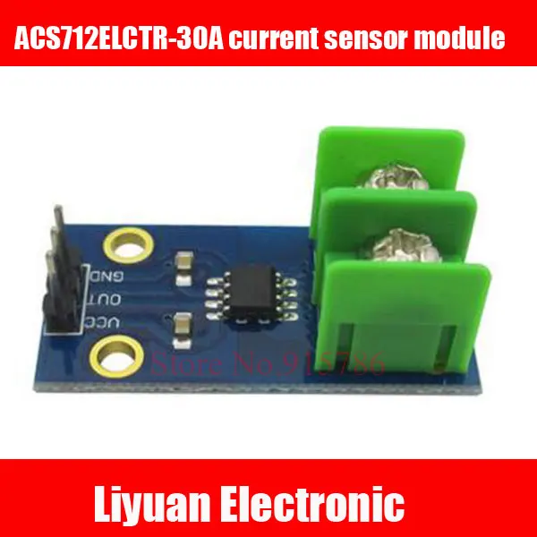 Acs712elctr-30a Current Sensor Module / Ac And Dc 30a Current Sensor ...