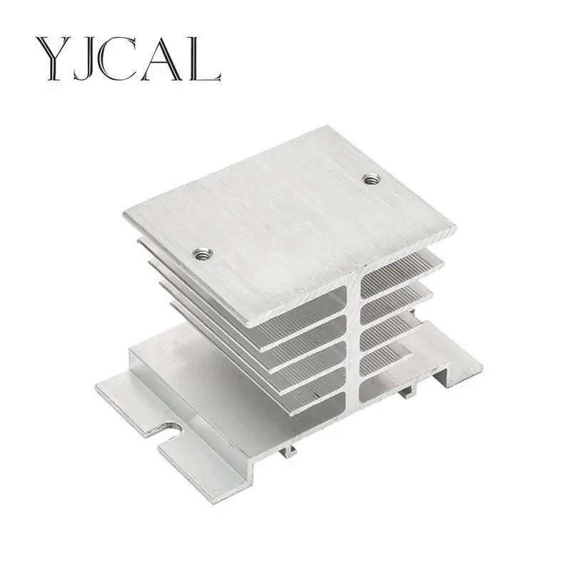 Single Phase Solid State Relay SSR Aluminum Heat Sink Dissipation Radiator Heatsinks Suitable ...