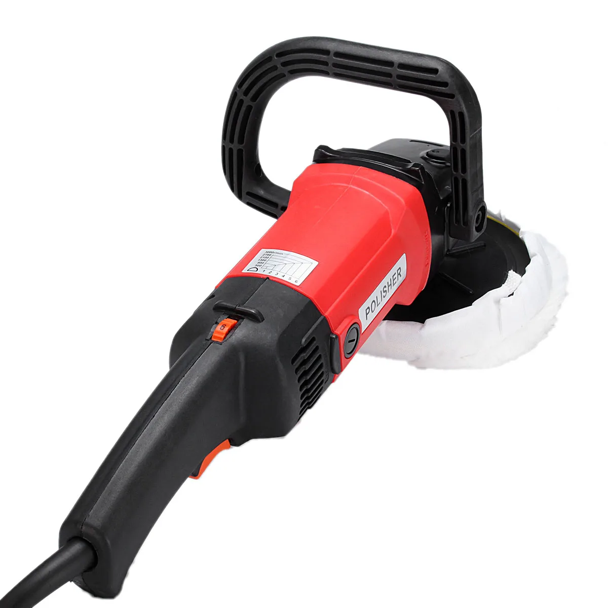 7” Electric 6 Variable Speed Car Polisher Buffer Waxer Sander Boat with ...