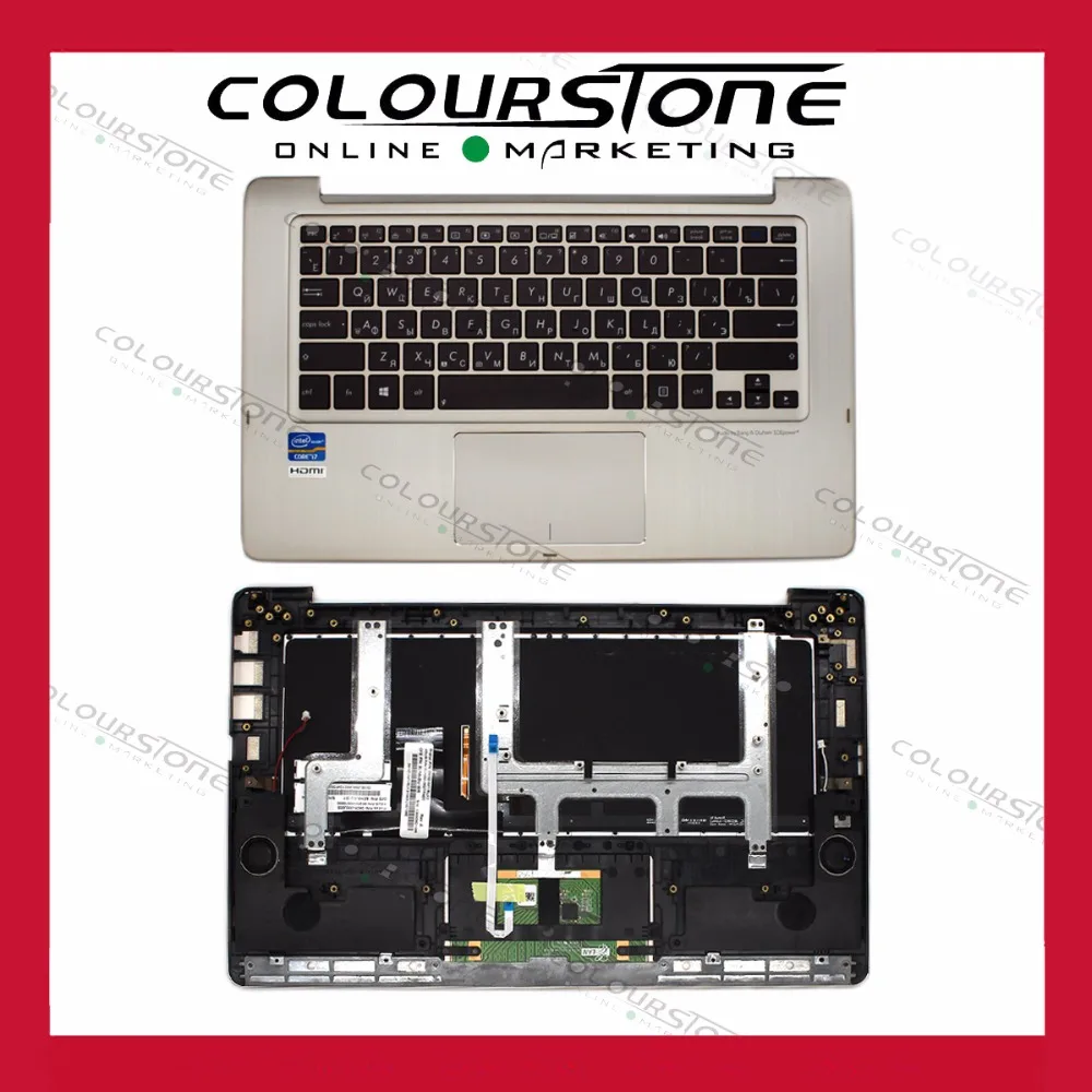 Teclado ruso TX300CA para ordenador portátil, accesorio retroiluminado ...