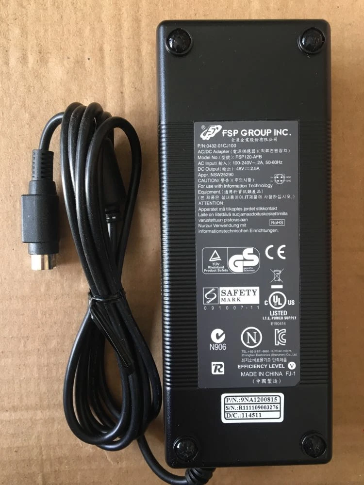 Original 48v2.5a Fsp Group Switching Power Adapter Model No. Fsp120-afb ...