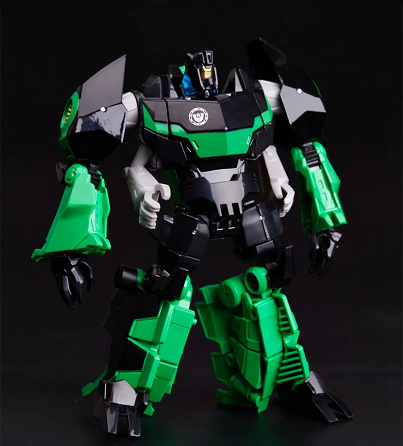 Alloy Transformation Robots Model Toys Cool Anime Green Dinosaur ...