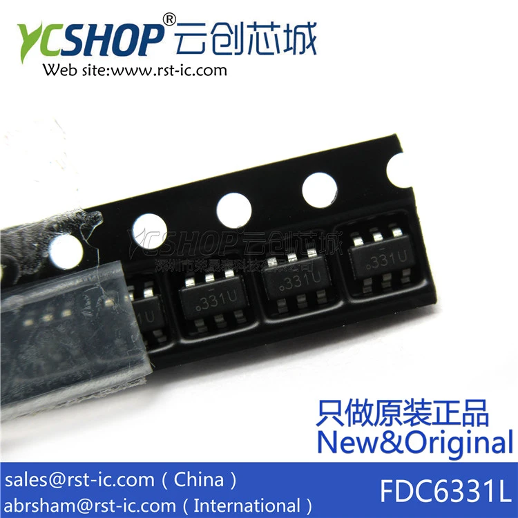 FDC6331L Marking 331U 331*, SOT23 6 2.8A 2.5V 8V Power Switch ICs Power ...