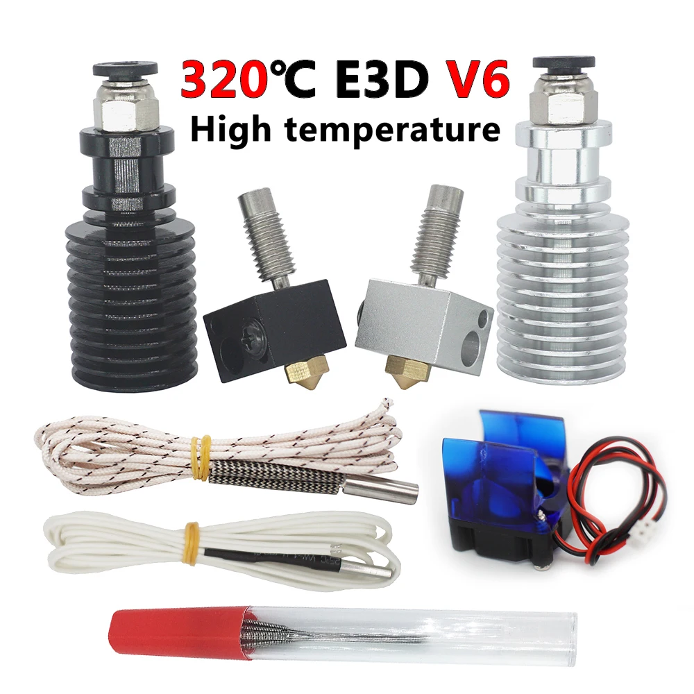 E3D-V6-Hotend-Kit-300-High-Temperature-Version-J-head-3D-Printer-Parts ...