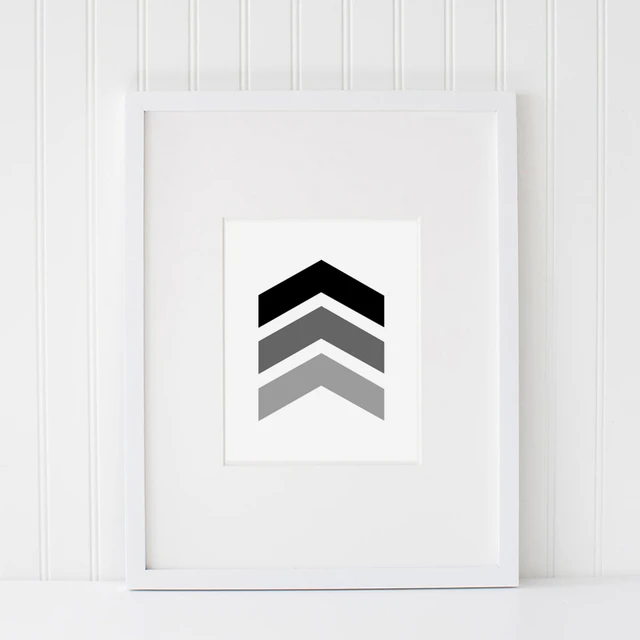 Black And White Chevron Frame