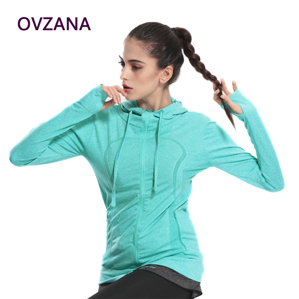 Full Length Workout Jacket for Women Yoga Tops Fitness sportkleding ...