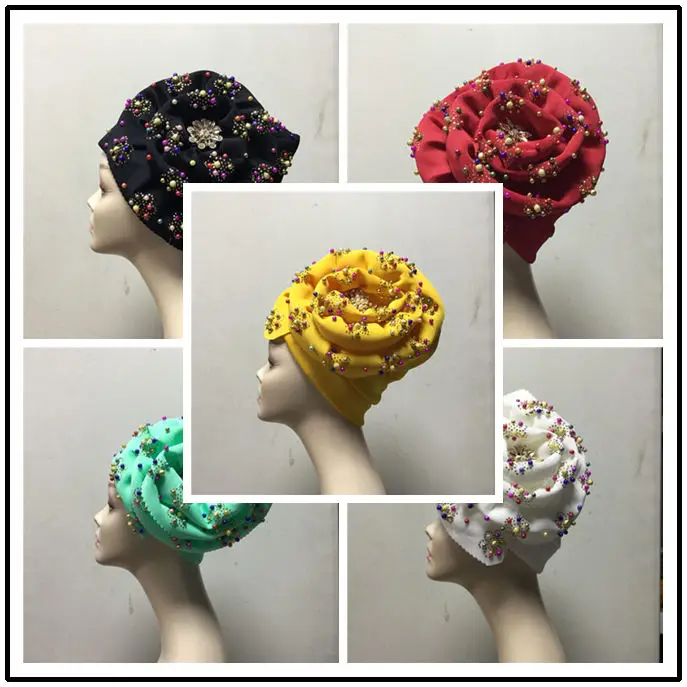 Asoebi Turban Cap Design Nigerian Turban Gele With Stones Turban Cap ...
