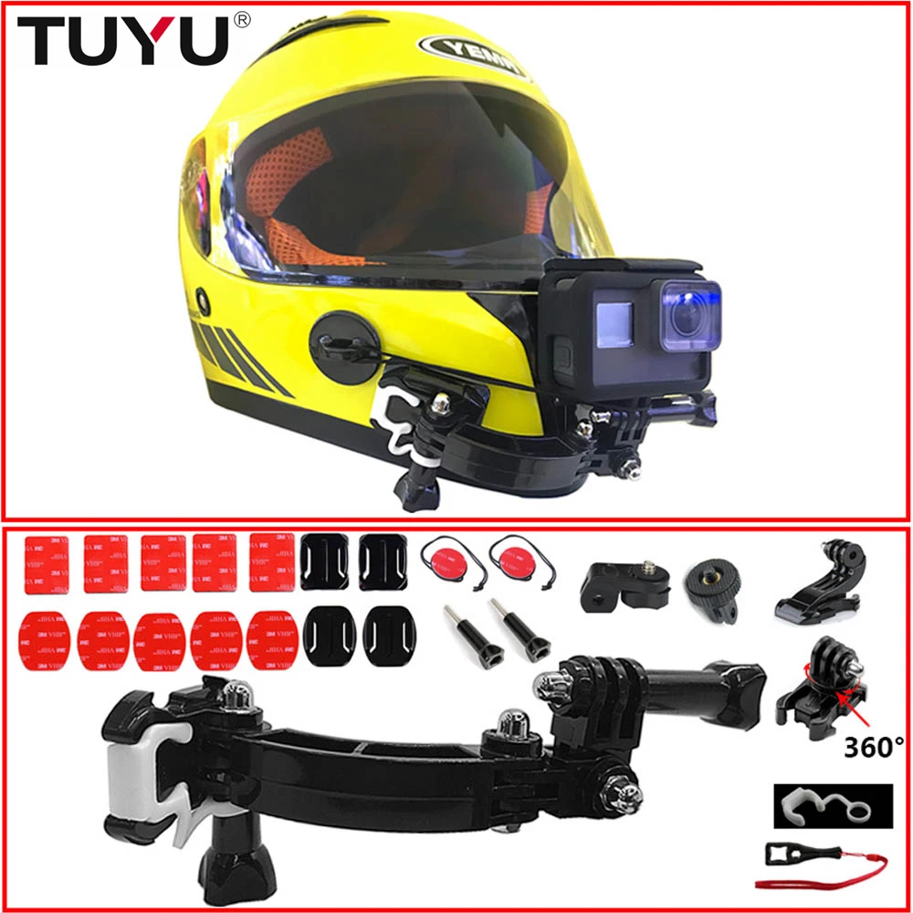 Tuyu For Gopro Accessories 4 Ways Turntable Button Mount For Hero987 6 ...