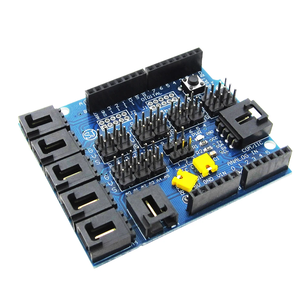 New Sensor Shield V4.0 Digital Module Uno Mega 2560 Duemilanove Avr ...