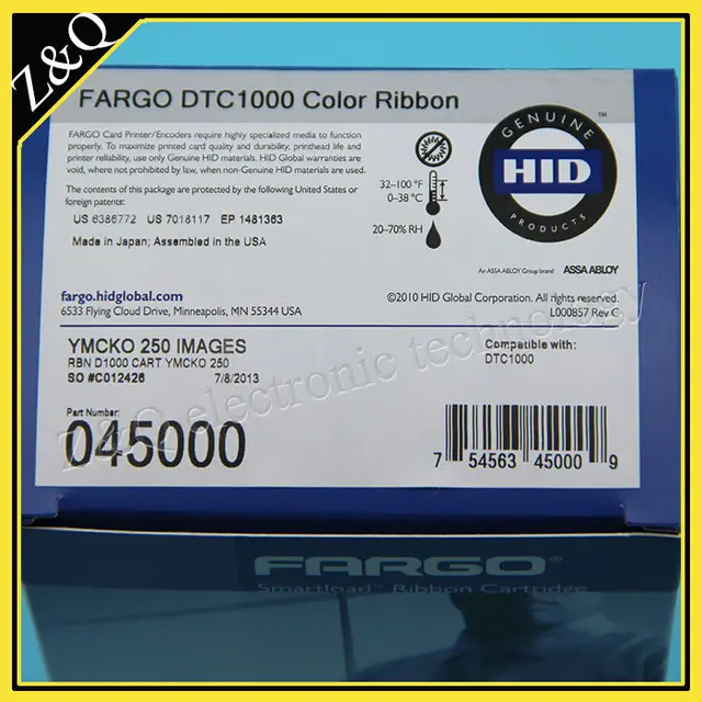 Fargo Dtc1000 Ribbon - secfasr