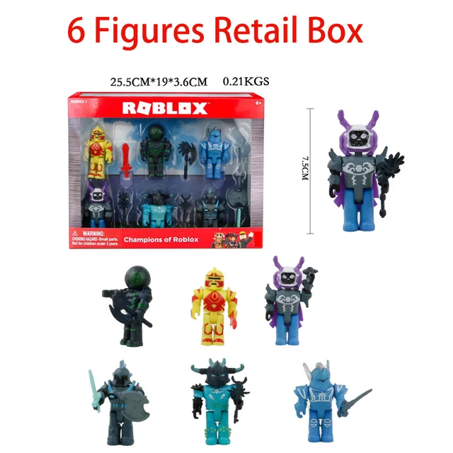 4/6/9pcs Roblox Characters Figure 7/7.5cm PVC Game Figma Oyuncak Action ...