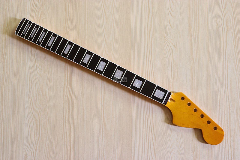 2019 high gloss big head electric guitar neck with square shell inlay ...