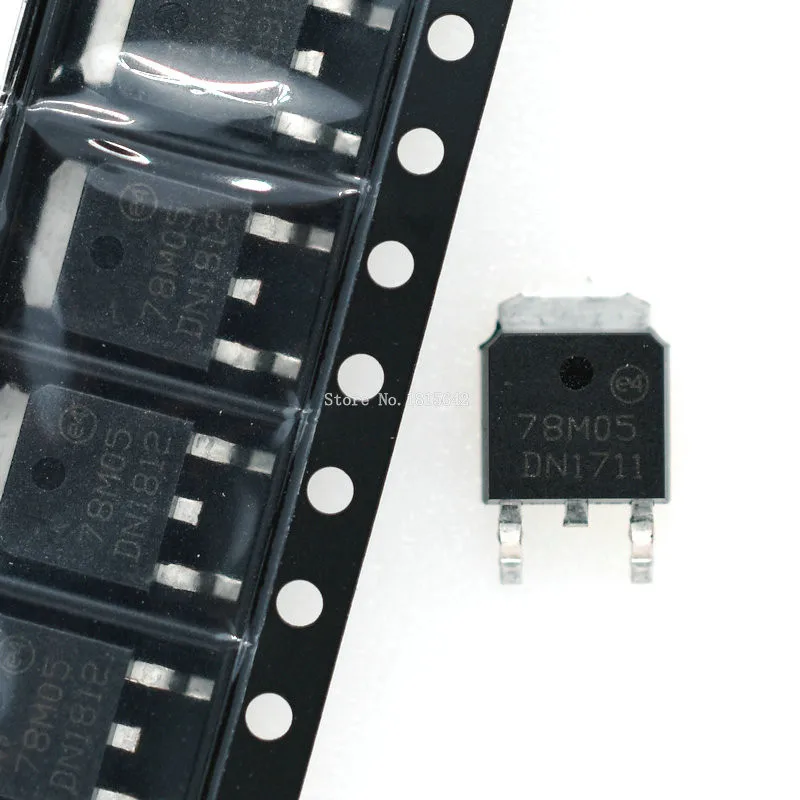 10PCS New 78M05 TO252 7805 750mA L78M05CDT 78M06 78M08 78M09 78M12 ...