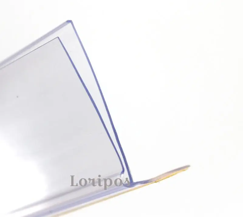 Shelf Channel Strip Shelf Edge Sign Holder Clear Shelf Tag Label Holder ...