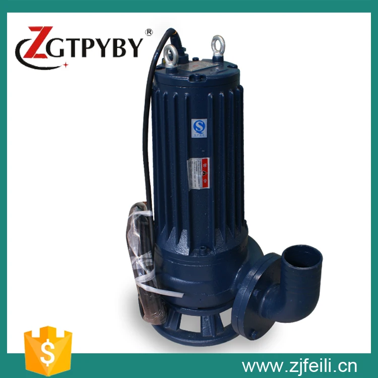 0.75kw 1hp Submersible Pump In Sewage Pumping Station Vertical ...