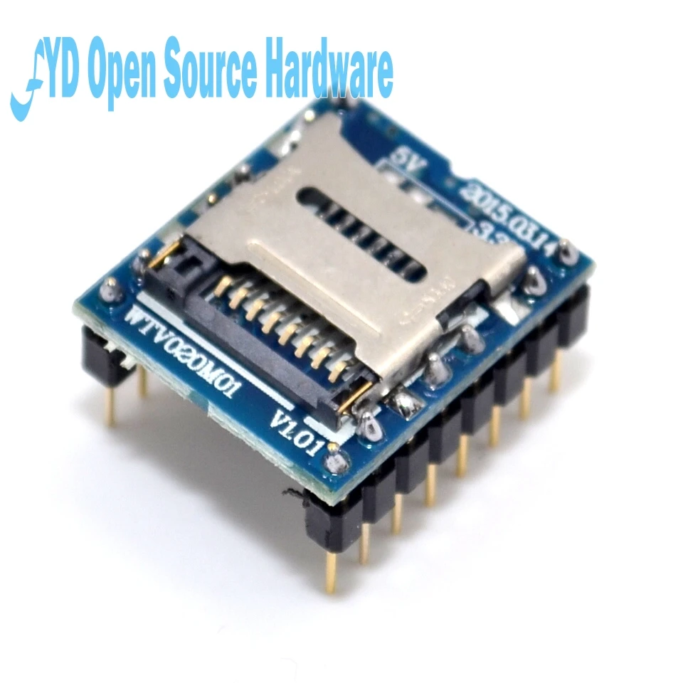 WTV020 WTV020 SD WTV020SD 20SS Mini SD Card MP3 Sound Module For PIC ...