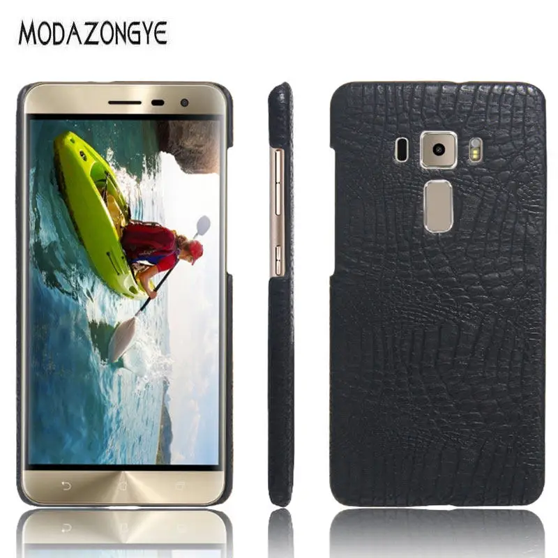 For Asus Z017D Case Luxury PU Leather Hard Plastic Back Cover Phone ...