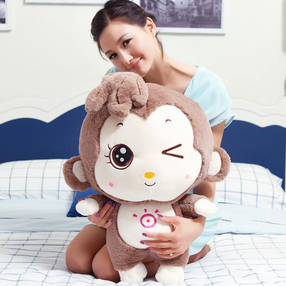 Funny Stuffed Soft Plush Lovely Giant Cartoon Monkey Toy 60cm 24inch 3 ...