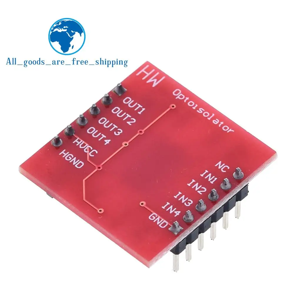 TZT TLP281 4 CH 4-Channel Opto-isolator IC Module For Arduino Expansion ...