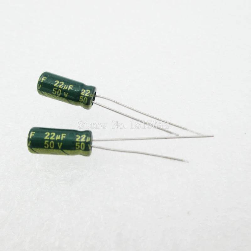 20pcs/lot Aluminum Electrolytic Capacitor 22uf 50v 5*11 Electrolytic ...