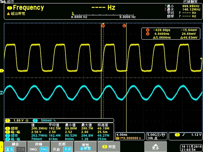 Tlv3501 high speed comparator frequency meter front-end shaping module ...