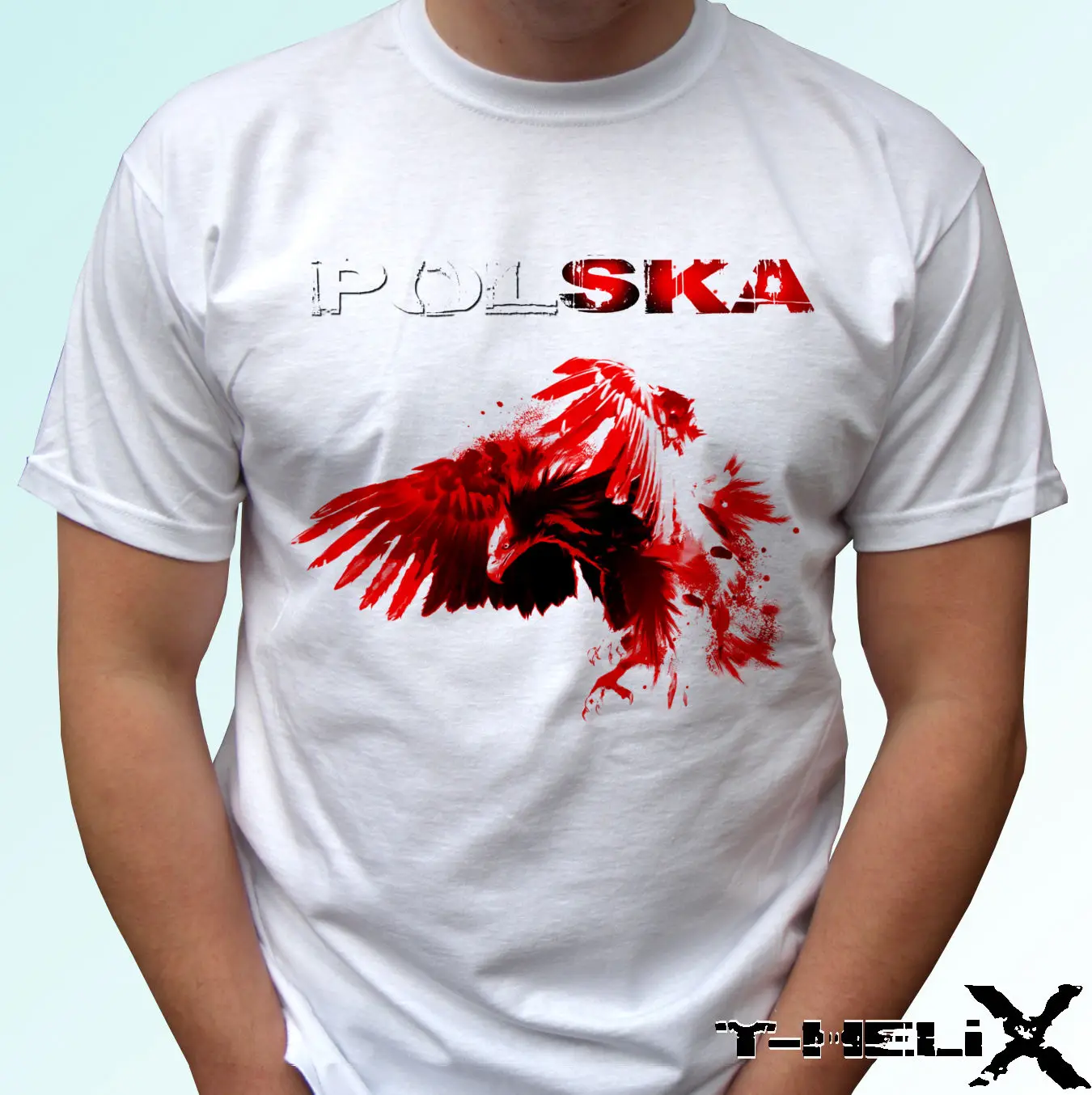 Orzel Polski koszulka Eagle Poland flag t shirt top design flaga Polska ...